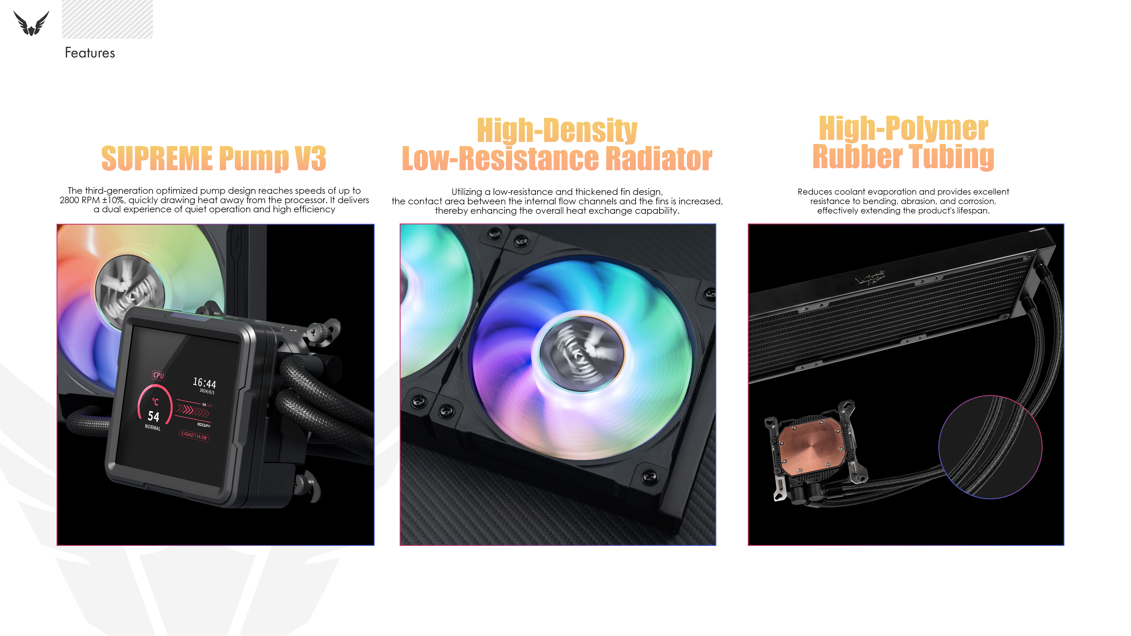 VALKYRIE B360-GT 360mm ARGB AIO CPU Liquid Cooler with 3.95" LCD ...