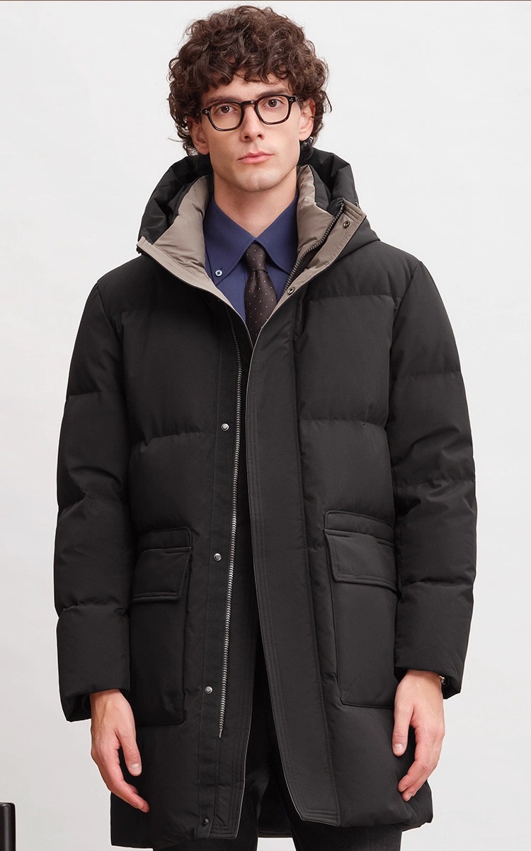 Men Winter Down Jacket Windproof Coat Cold Jacket Men Baju Sejuk Tebal ...