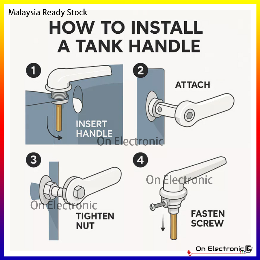 PVC Cistern Flush Handle For Low Level Cistern Toliet Tank Flush Lever ...
