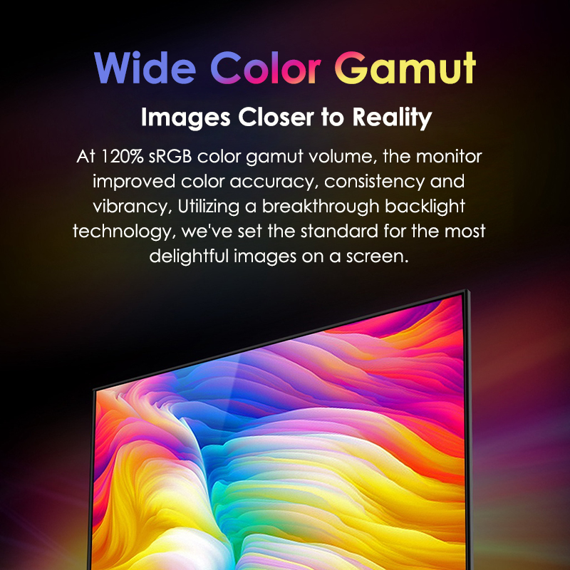 EXPOSE Monitor PC 24 Inch With Speaker 165/75HZ 1080P LED Curved ...