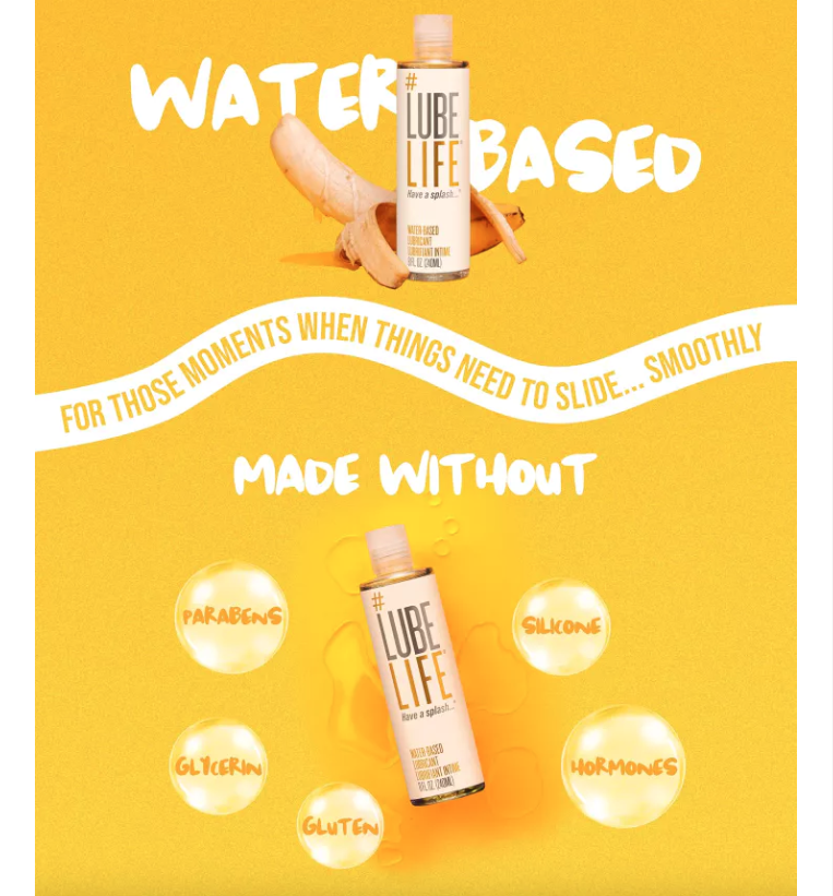 Lube Life Water-Based Personal Lubricant, Lube for Men, Women and ...