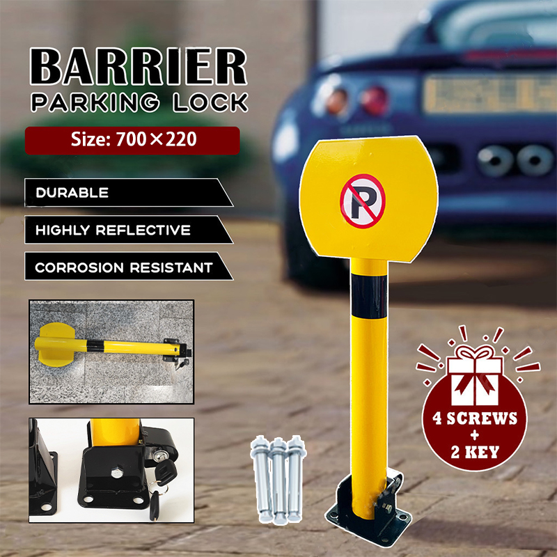 Car Parking Space Lock Bollard Lockable Fold Down Car Parking Barrier ...
