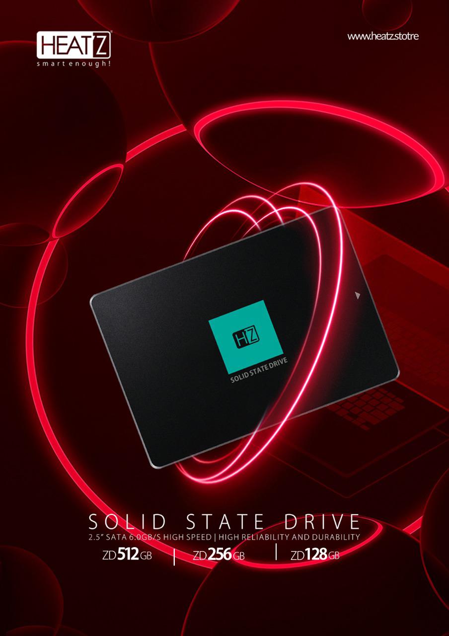 HEATZ SSD 2.5 SATA 128GB 256GB 512GB 1TB STORAGE SATA 3 Solid-State ...