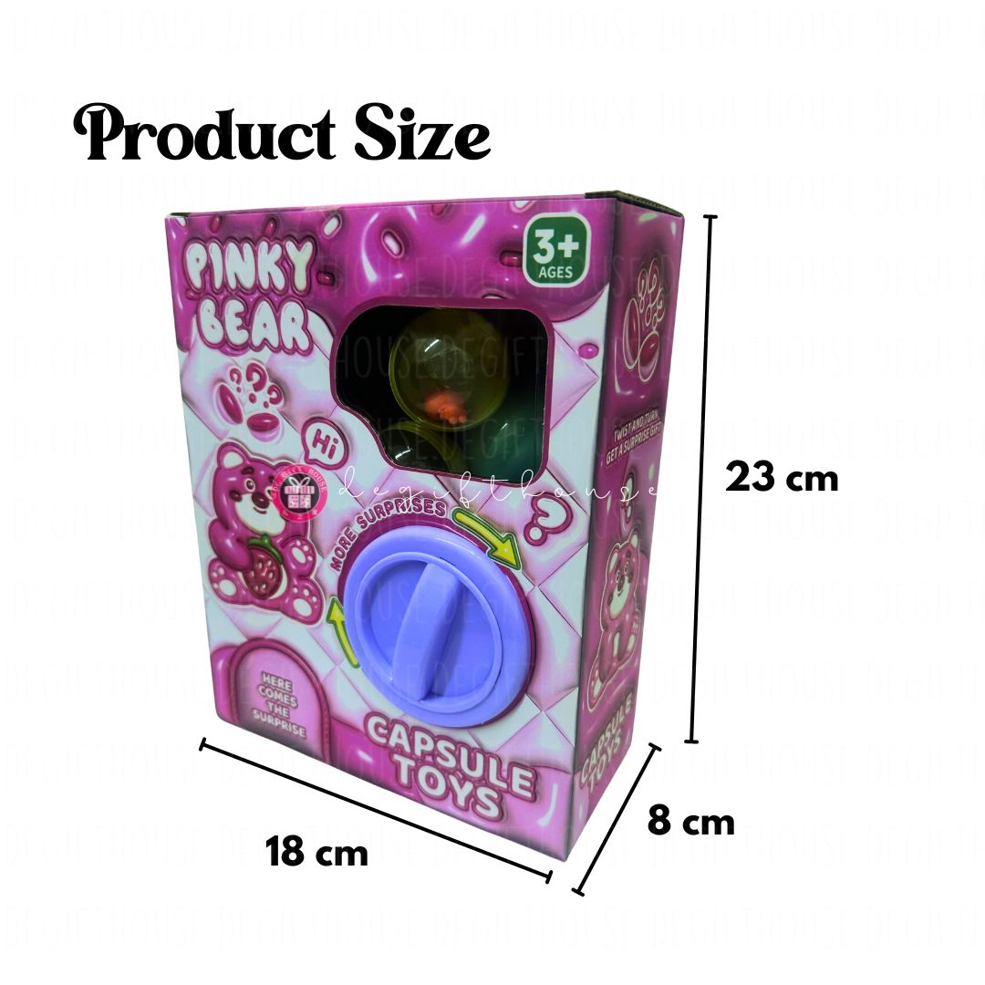 Plastic Lucky Draw Capsule Ball Suprise Egg Labubu With Toys Animal ...