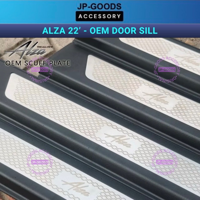 Perodua Alza D27A 2022 4PCS Door Sill Plate Original Style Side Scuff ...