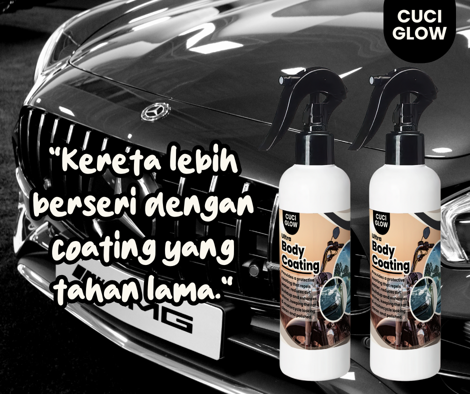 CUCI GLOW Body Coating Car Spray Kilat Diamond Kereta Motorcycle Motor ...