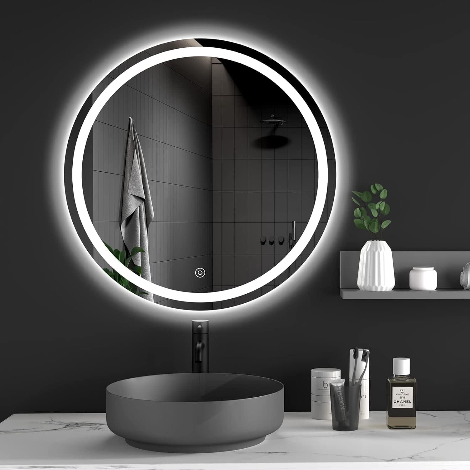 DEKO Bathroom Mirror LED Wall Mirror Vanity Mirror Makeup Mirror Deco ...