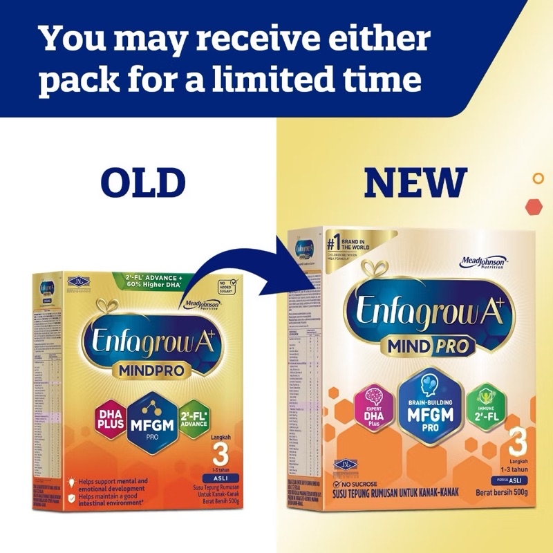 Enfagrow A+ MindPro 2'-FL Step 3 Original - 3.48kg FREE GIFT (Milk ...