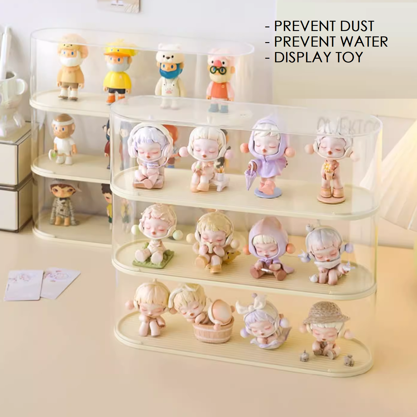 Pop Mart Blind Box Display Box Transparent Stackable Large Capacity ...