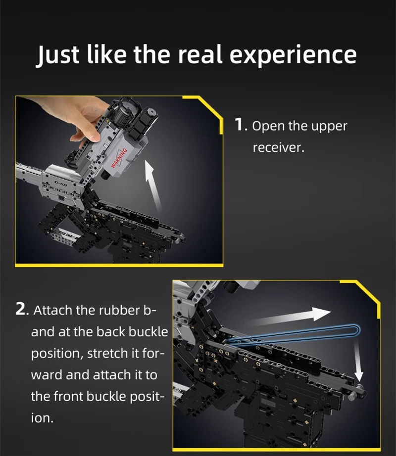 CaDA C81051 Cyberpunk 2077: G58 Submachine Building Block | 800 PCS ...