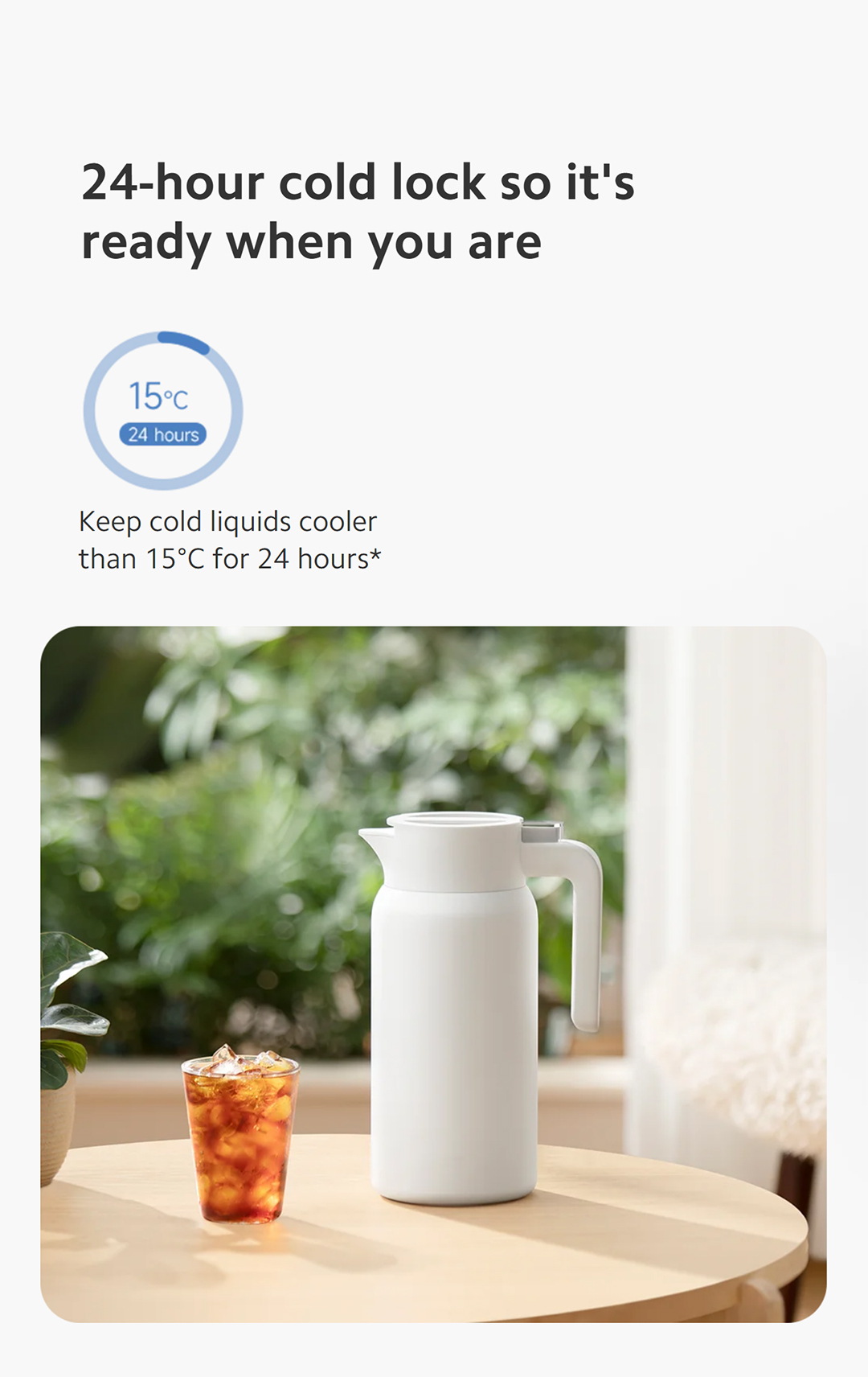 Xiaomi Insulated Kettle 1.8L 316L stainless steel interior/24-hour cold ...