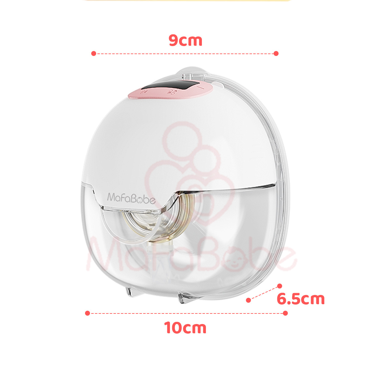 Mafababe W215 Hands-Free Breast Pump Large Screen Wearable Electric ...