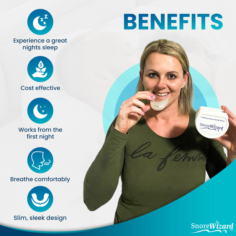 🇬🇧 UK Snore Wizard Anti Snore Mouth Guard | Night Snoring Sleep ...