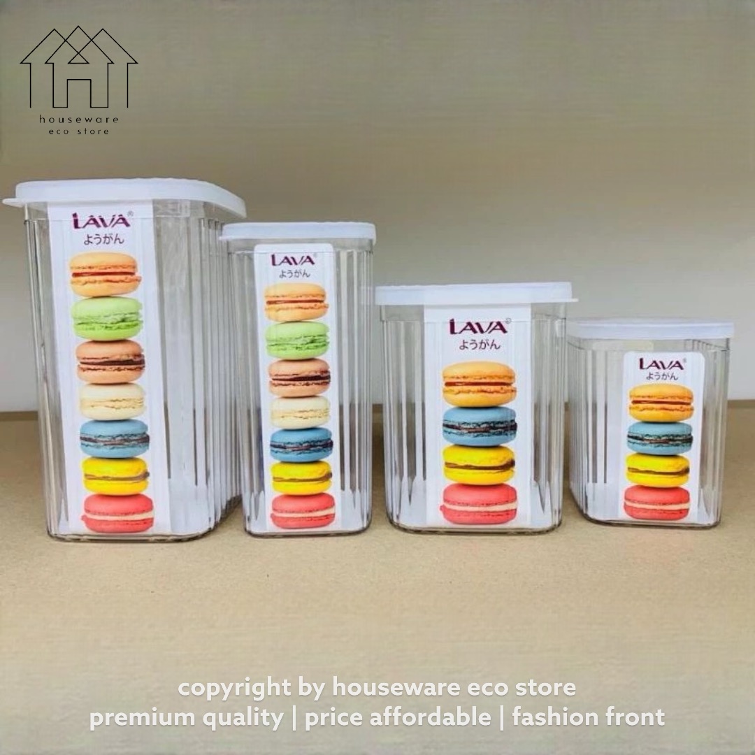 LAVA Air Tight Food Container / Bekas Roti Gardenia Makanan Kuih Kedap ...