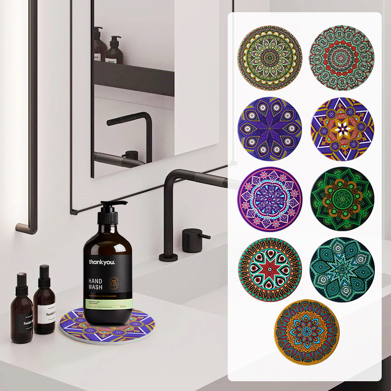 Ready Stock Ceramic Coaster Nordic Style Absorbent Mug Coaster Kitchen ...