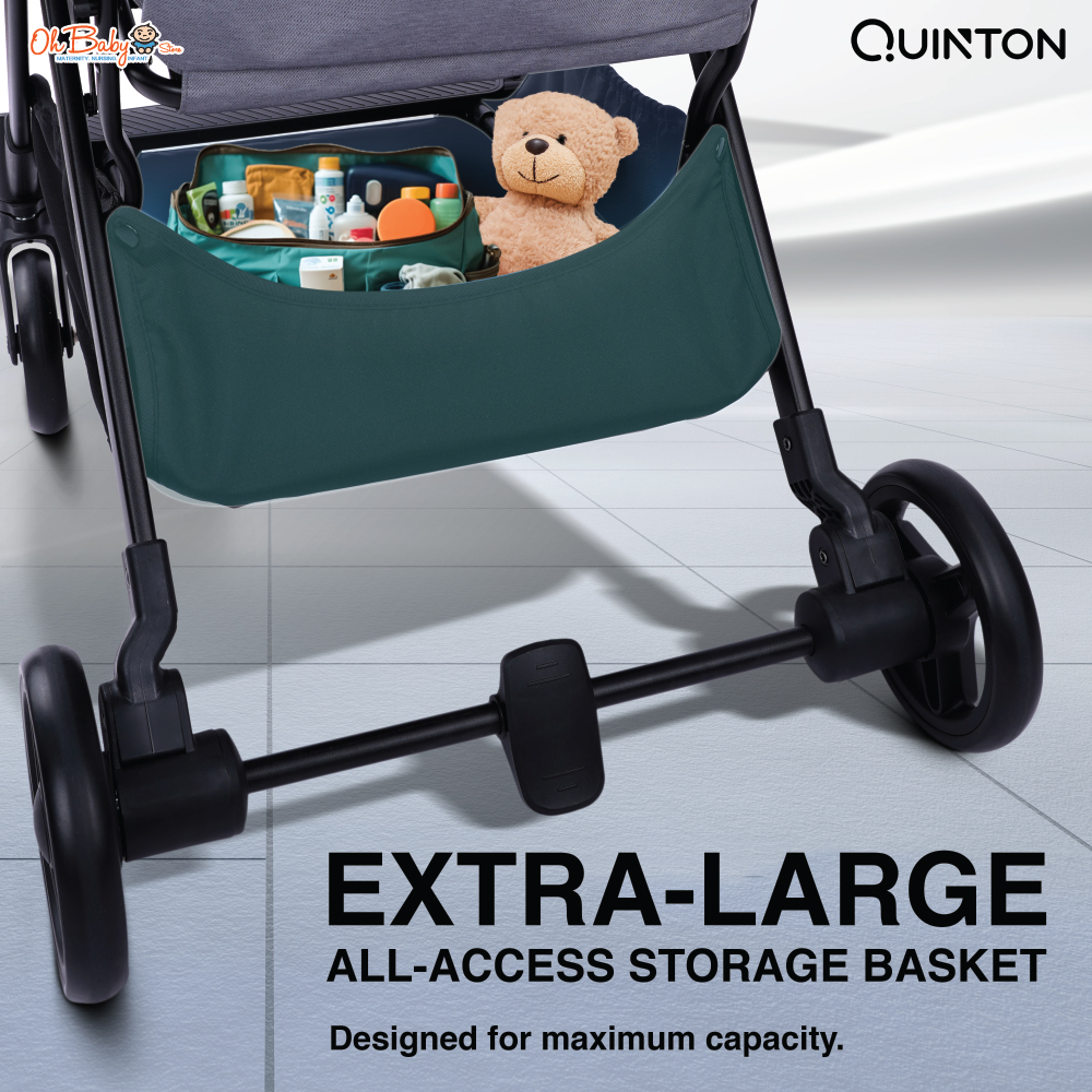Quinton Light+ Auto Fold Stroller (0-22kg) | Shopee Malaysia