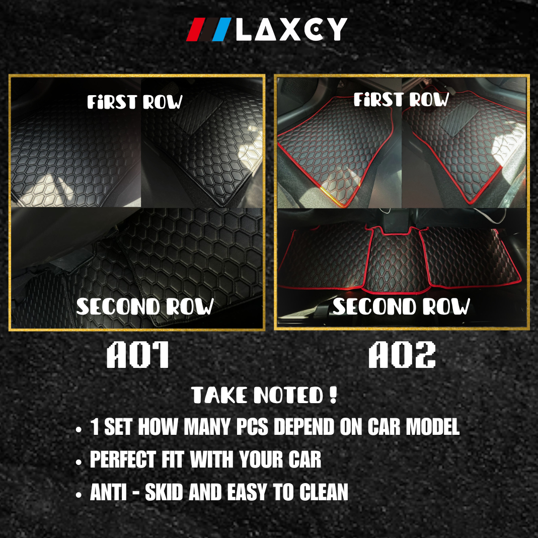 Toyota VELOZ LAXEY Carpet Floor Mat 5D Carpet (3 Row) | Shopee Malaysia