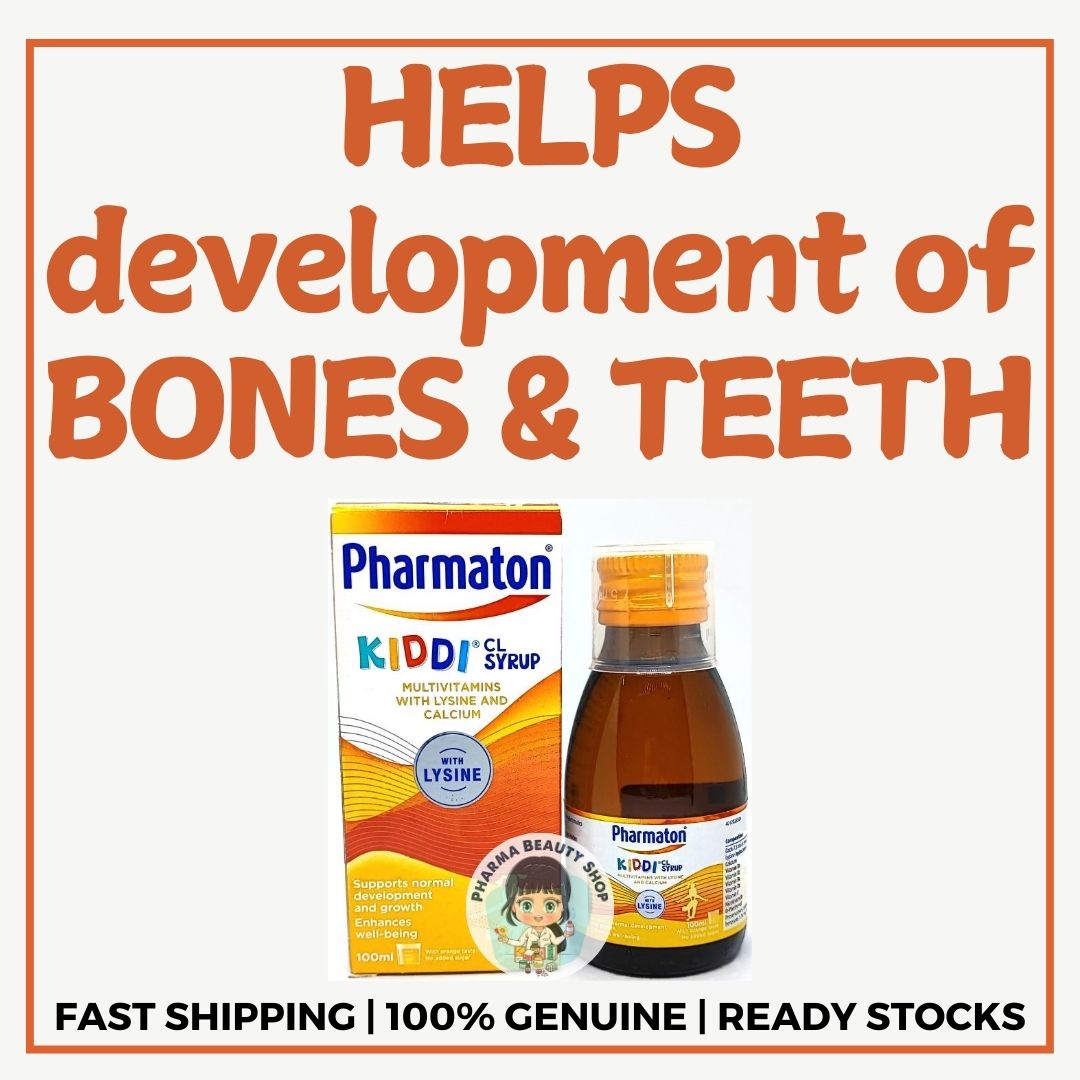 Pharmaton® Kiddi® CL Syrup(Multivitamin with Lysine & Calcium)-Suitable ...
