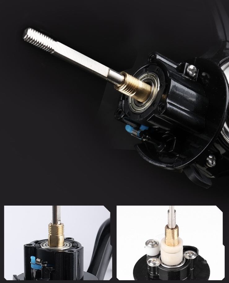 DEUKIO LEXA PRO FULL METAL SPINNING REEL SCREW IN HANDLE RATIO 5.2:1 ...