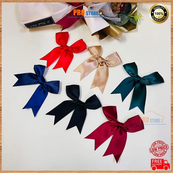 Ribbon Satin Ready Made Width 2.5 (50PCS) Reben Gift DIY Riben Hadiah ...