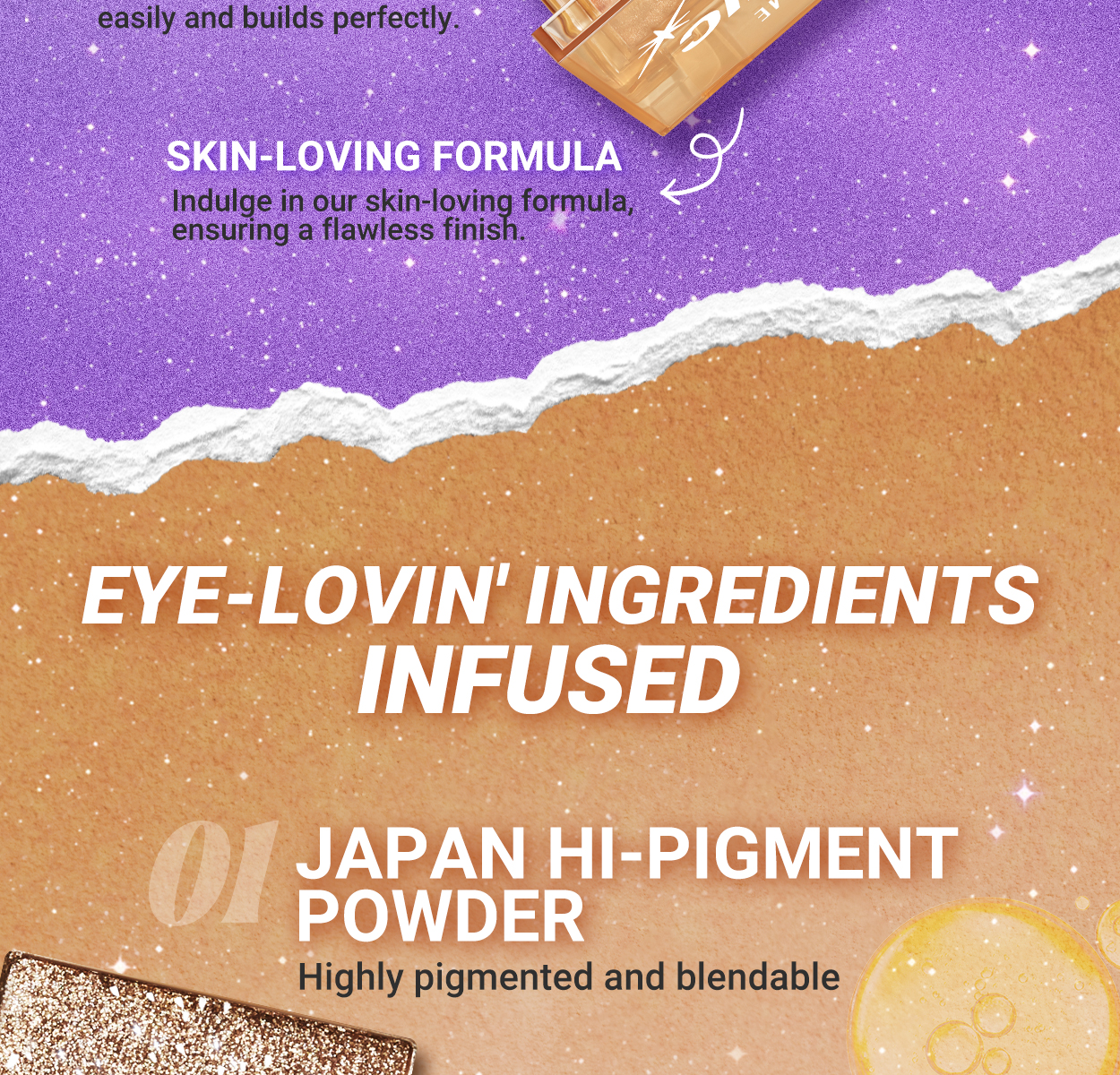 [NEW ARRIVAL] DAZZLE ME Cosmic Eyes Eyeshadow Palette Multi-use Multi ...