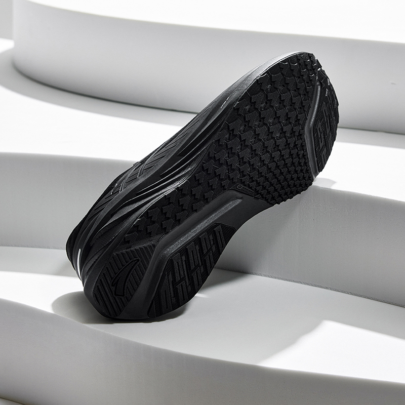 ANTA MEN FLOW PG7 Running Shoes 1124D5504-6 -Black/Silver (Kasut Larian ...