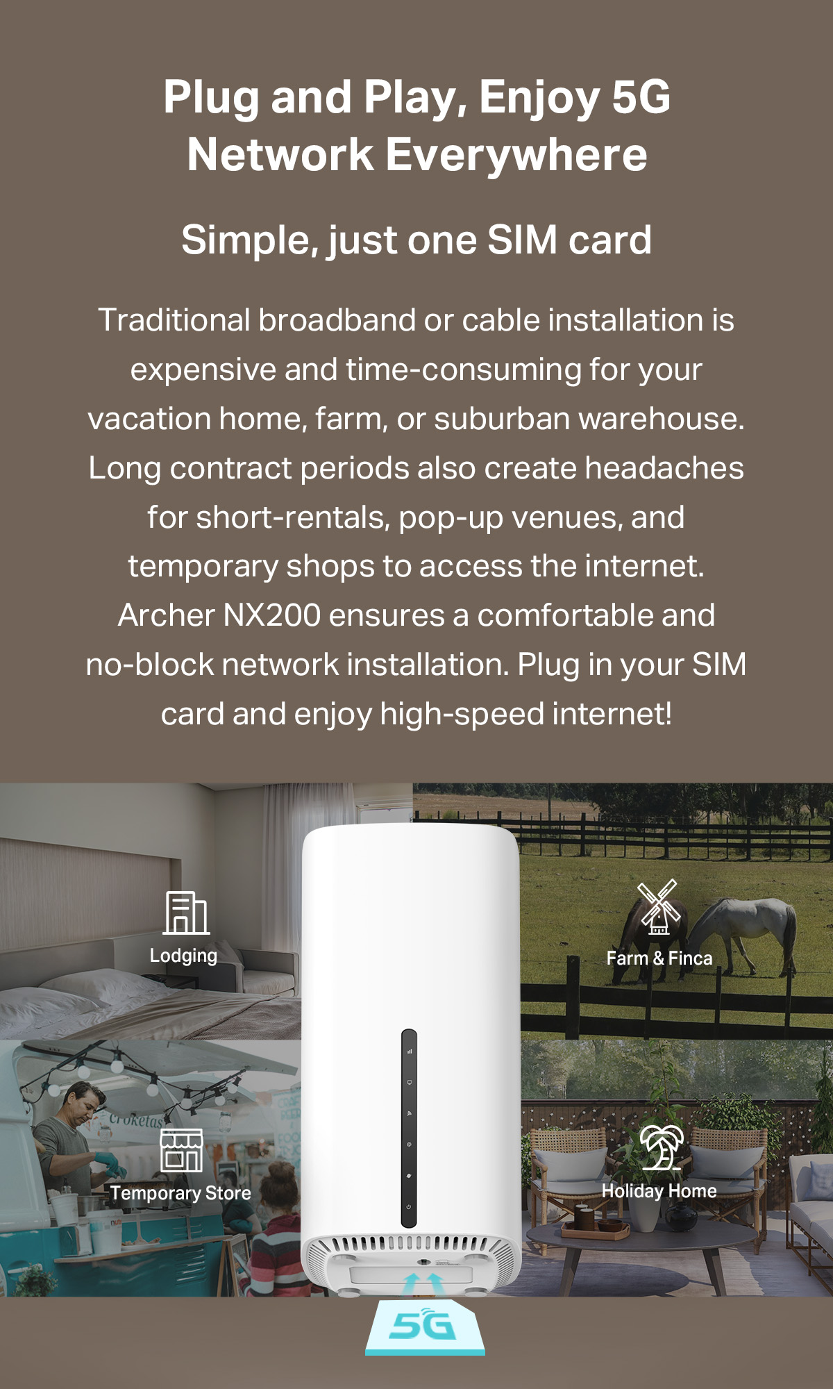 TP-Link Archer NX200 AX1800 Unlimited 5G WiFi 6 Router EasyMesh ...