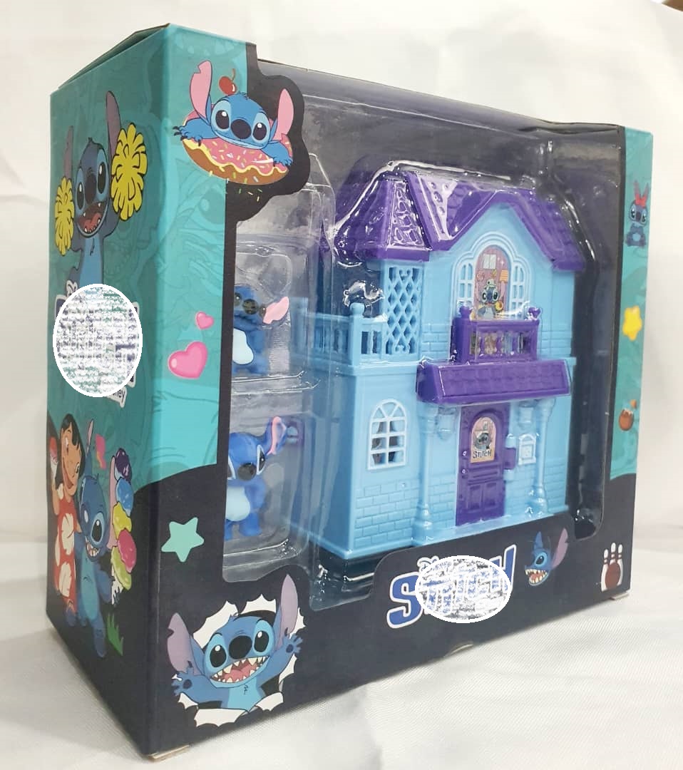 Double Storey Miniature Portable House Pretend Play Toy For Kids With ...