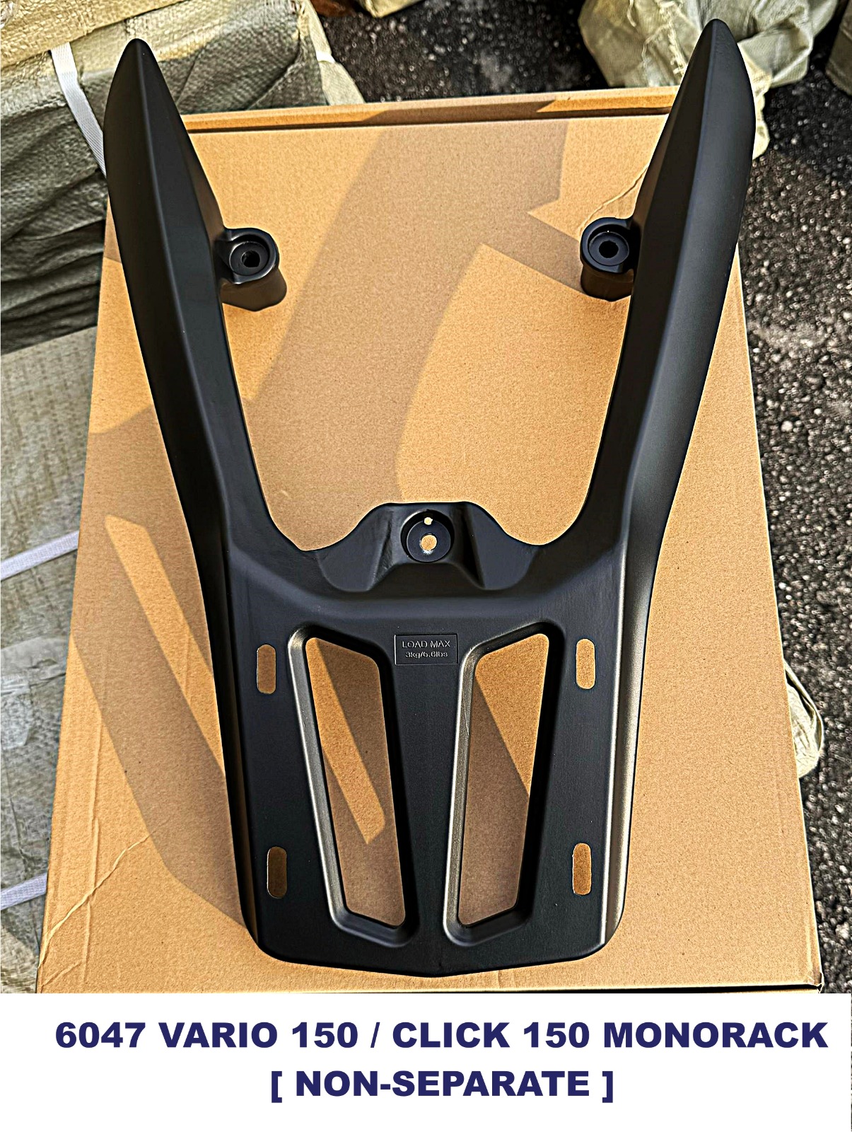 HONDA Vario 150 / Click 150 Rear Rack Bracket Top Box Motorsikal Heavy ...