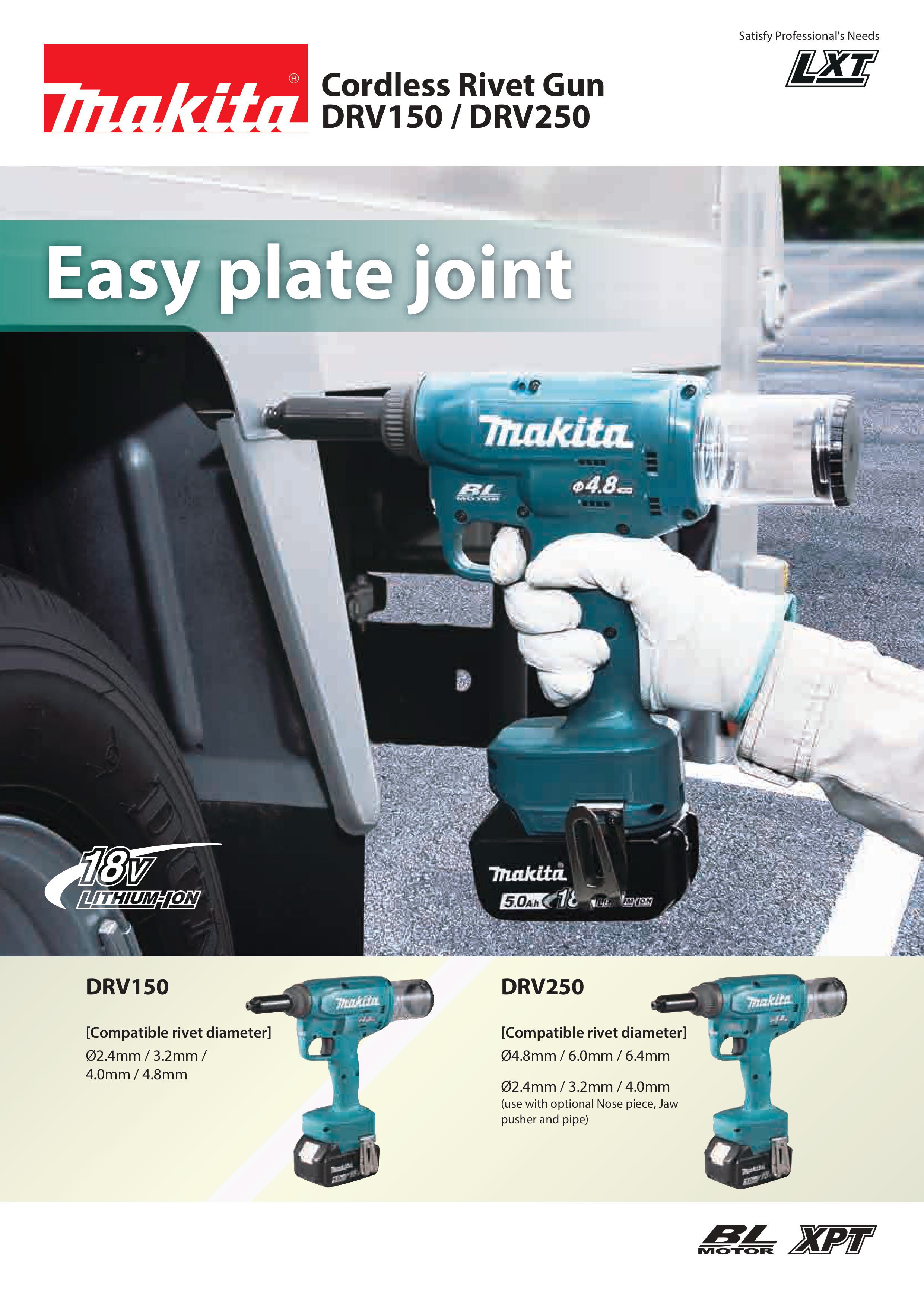 COLSON MAKITA DRV250Z 18V Cordless Rivet Gun Solo | Shopee Malaysia