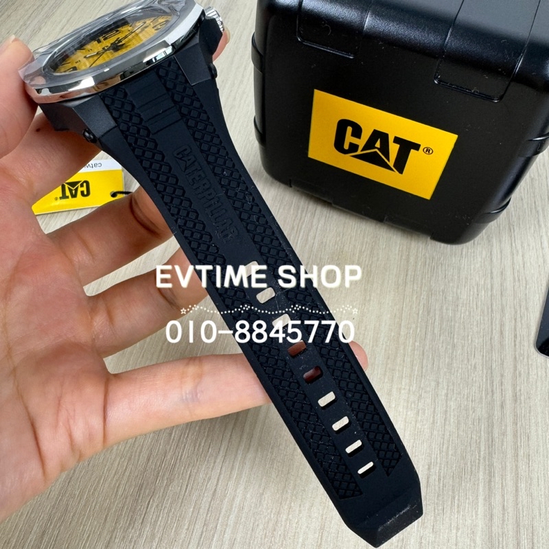 (LIMITED EDITION)CATERPILLAR HIVE LT-141-21-731| BLACK SILICONE STRAP ...