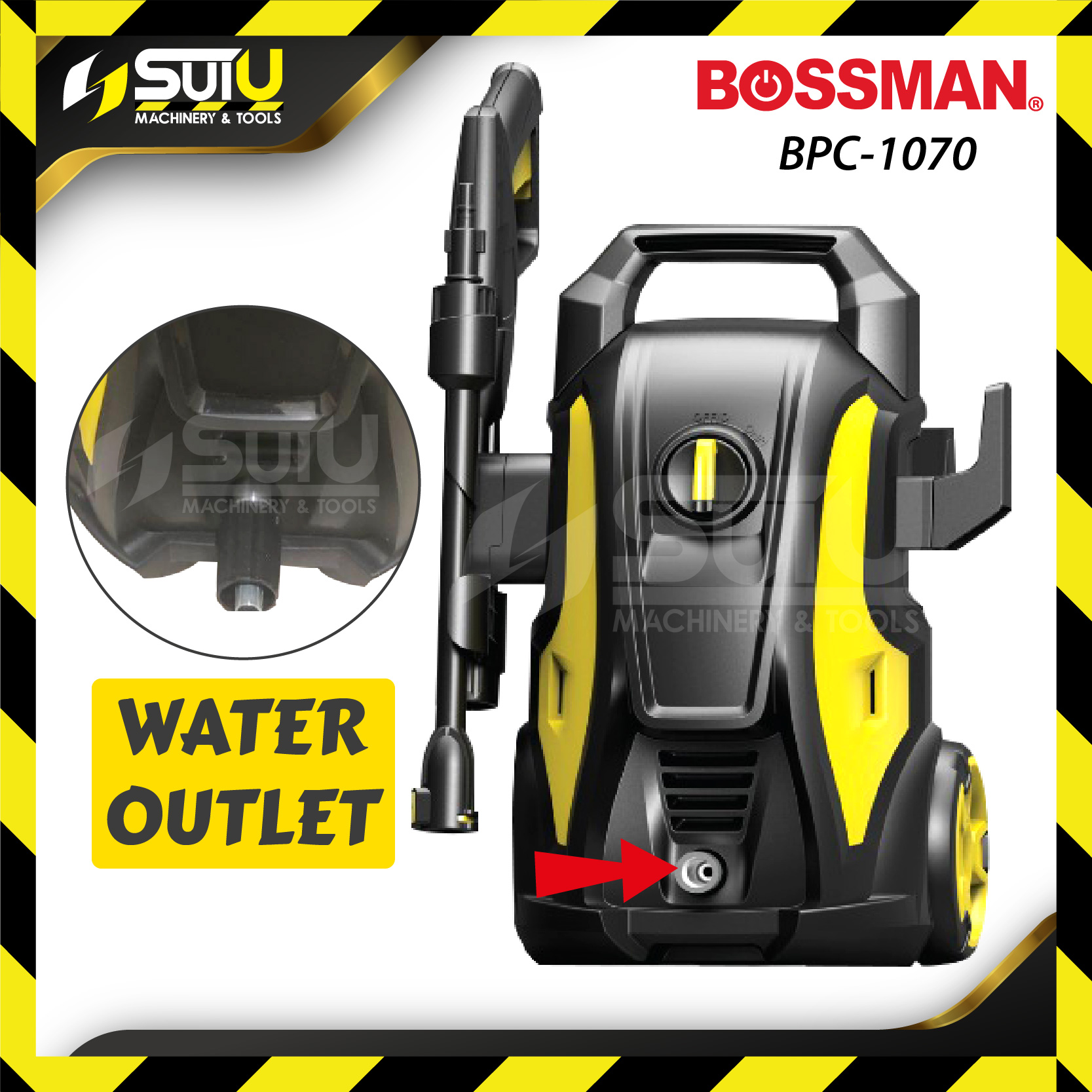 BOSSMAN BPC-1070 / BPC1070 140 Bar High Pressure Cleaner / Washer ...