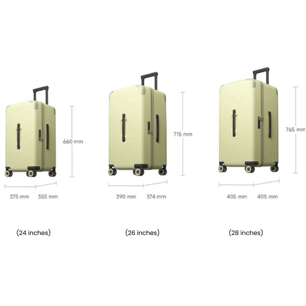 Xiaomi Mijia Large Capacity Suitcase Luggage 24 26 Inch Bag TSA Lock ...