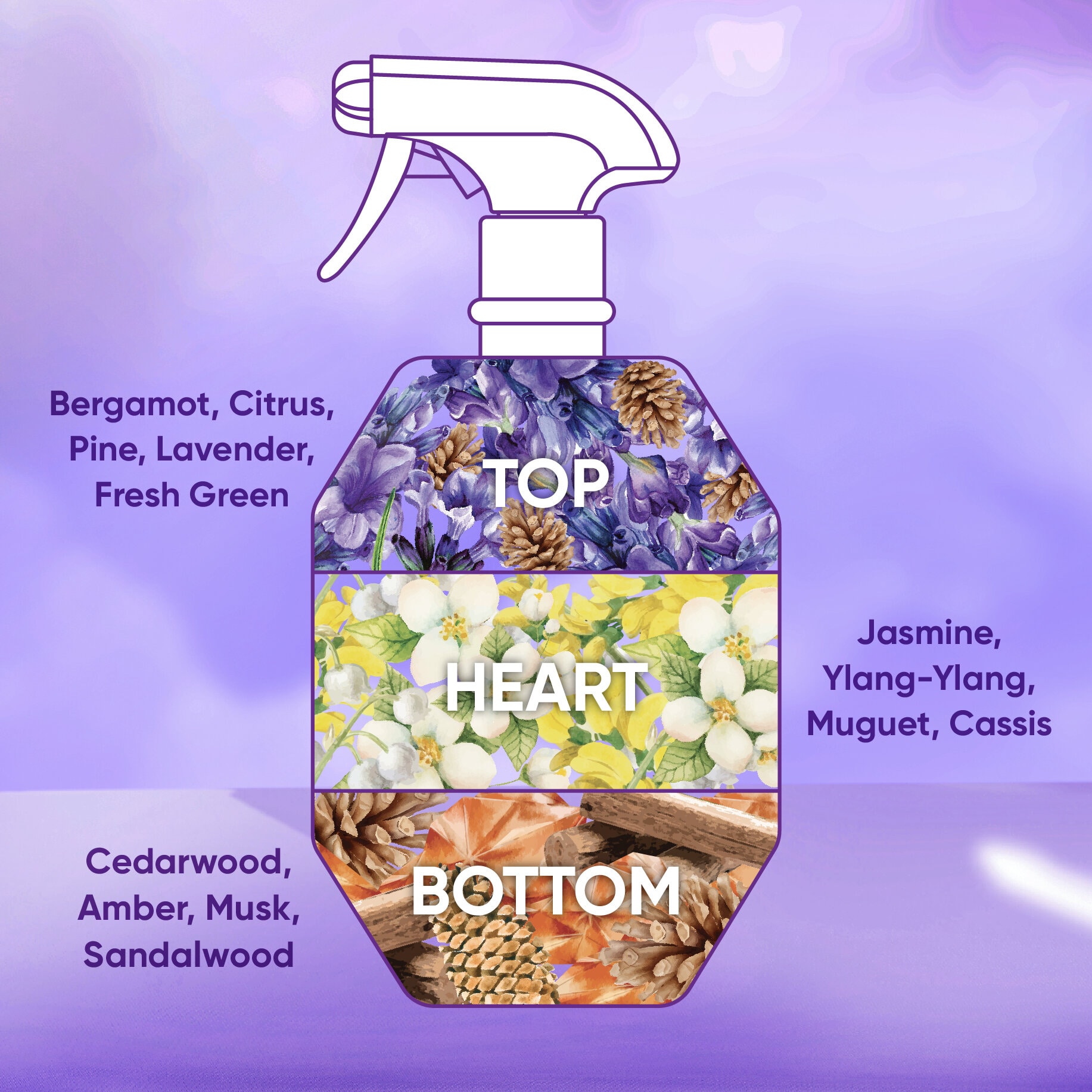 Scentify Eau De Fabric Perfume Bottle 370ml + Pouch 350ml Magical ...