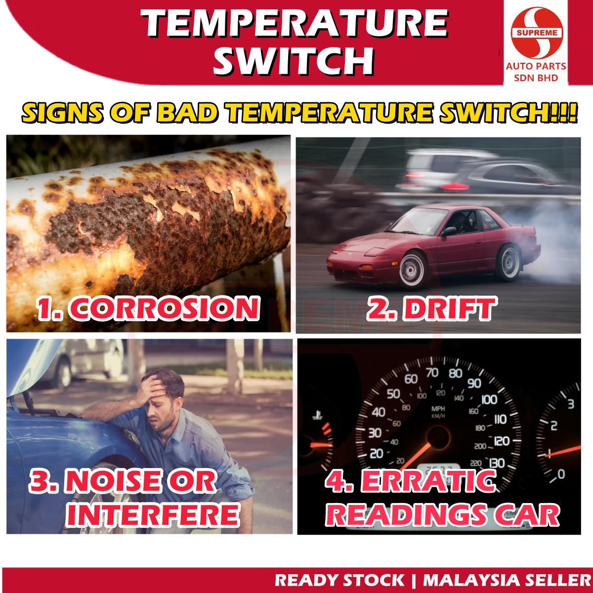 S2U Temperature Fan Switch Thermo Sensor Water Perodua Toyota Myvi ...