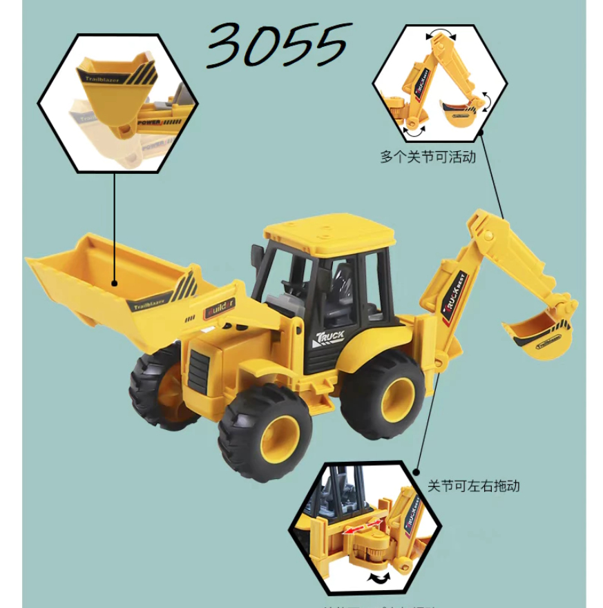 Two Way Excavator Truck Movable Claw Loader Digger Trucks Construction ...