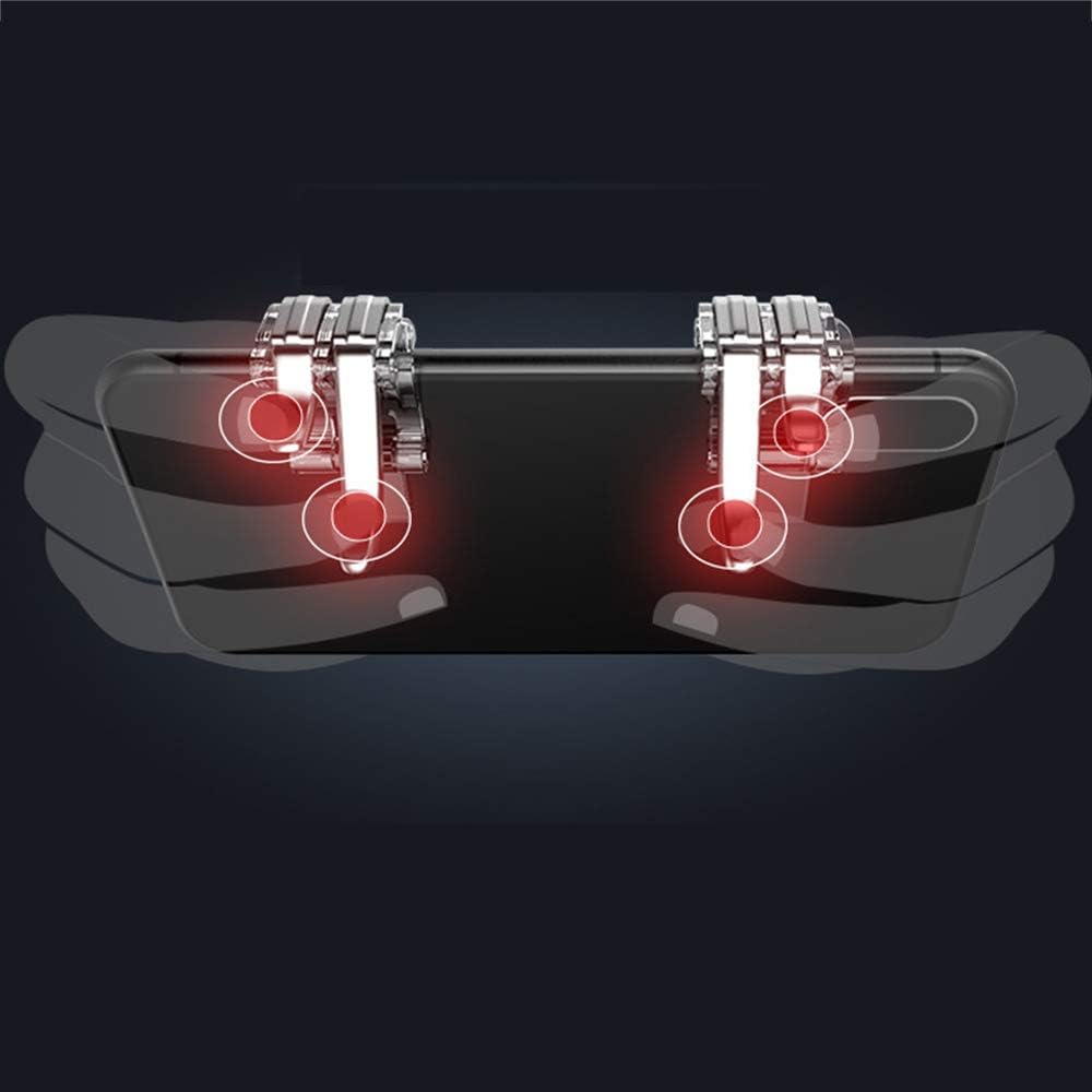 Mylilangelz W6 PUBG Mobile Joystick Metal L1 R1 Trigger Fire Button Aim ...