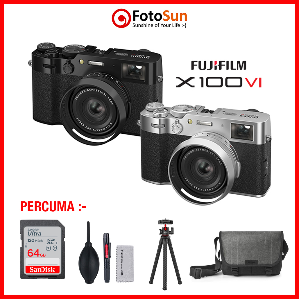 Fujifilm X-100VI / X100 VI digital camera | Shopee Malaysia