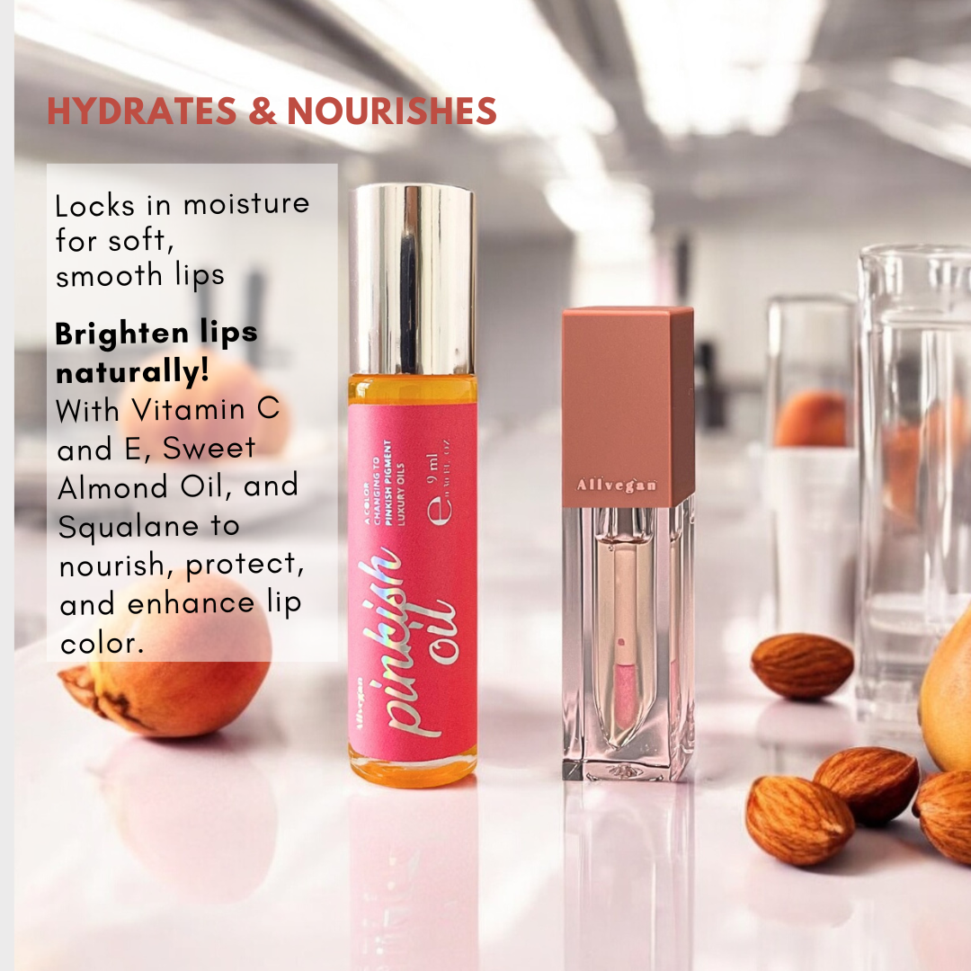 [New Formula] Allvegan Color Changing Pinkish Oil Lip Oil or Blush Oil ...