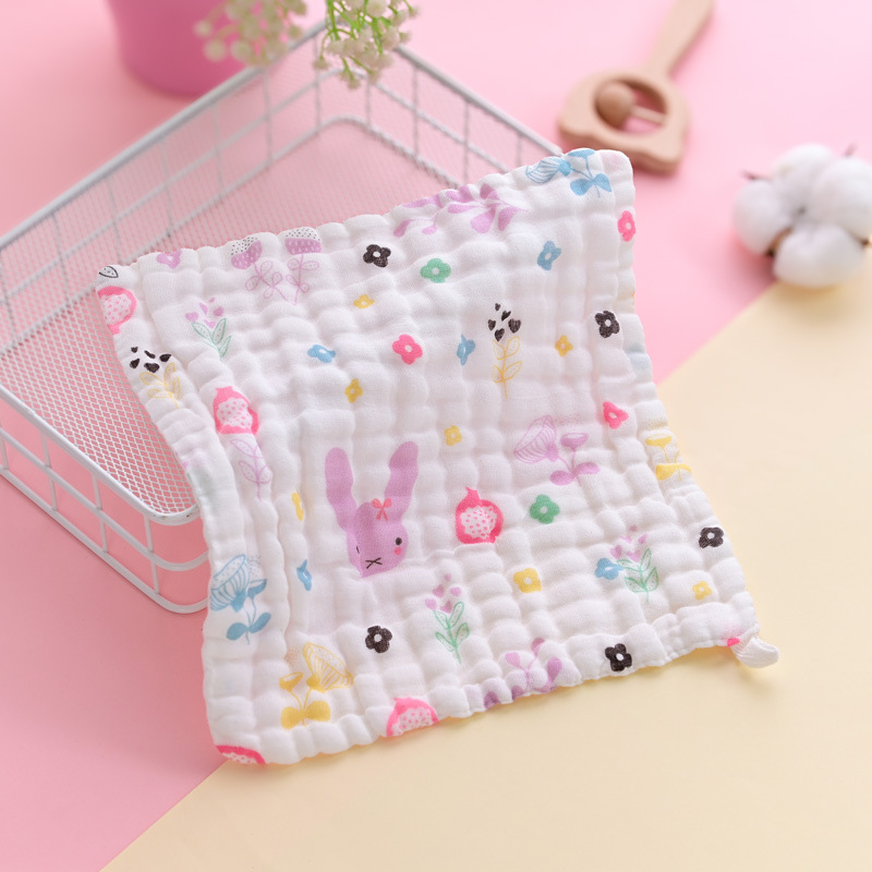 👶🏻💯% Cotton🍼 Baby Handkerchief 6 layers Baby Cotton Soft Six Layers ...