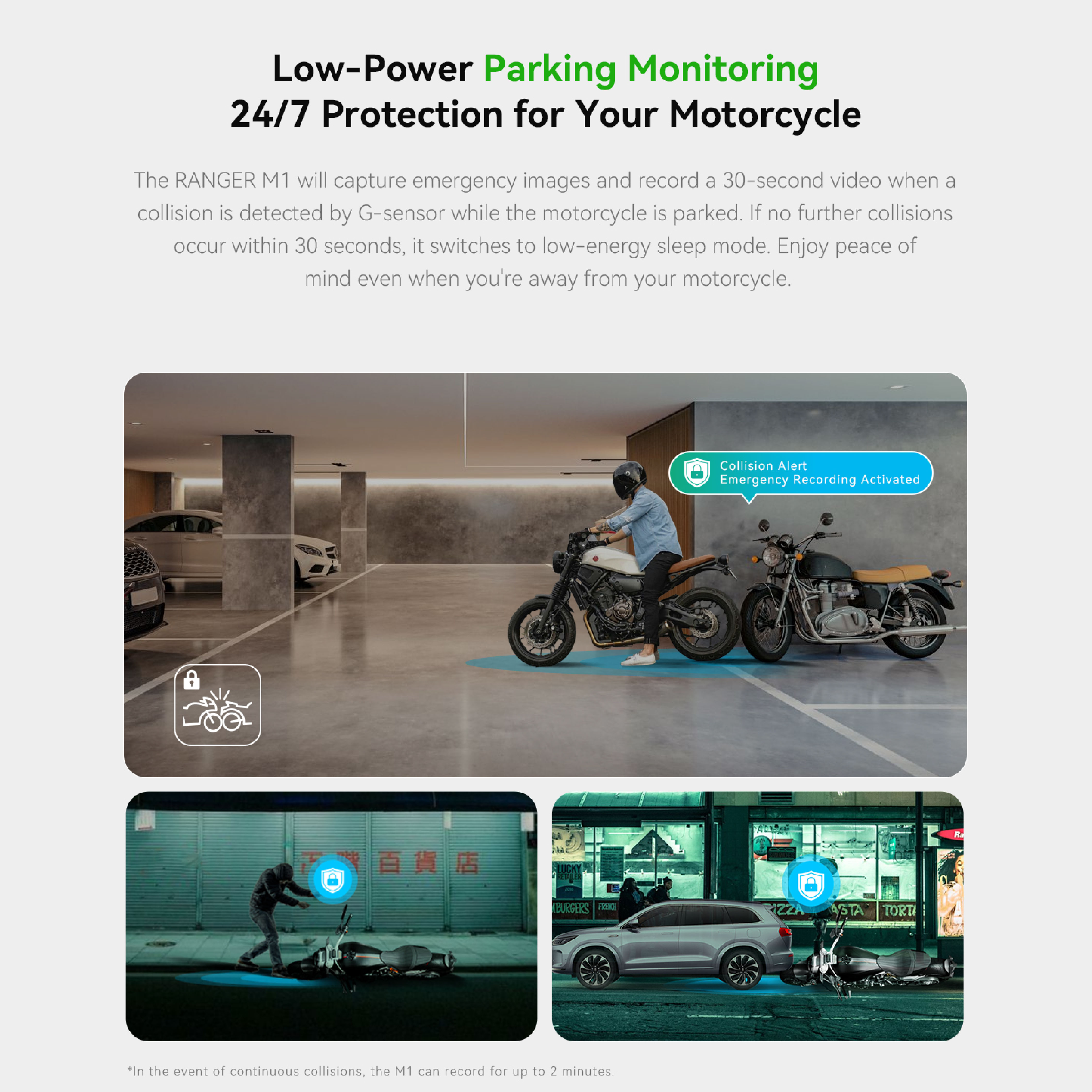 DDPAI Ranger M1 Dual 3K UHD GPS Front & Rear Motorcycle Waterproof Dash ...