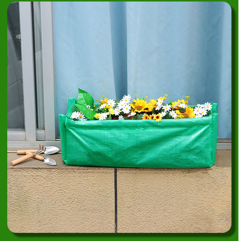 Flower and plant planting box balcony garden flower pot vegetable plant ...