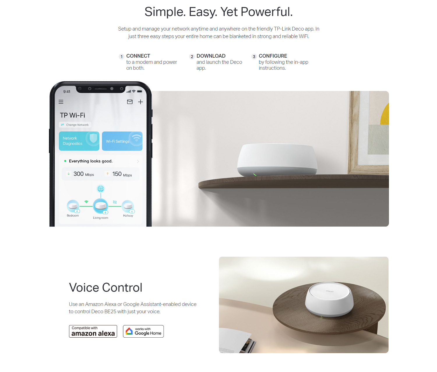 TP-LINK DECO BE25 1 PACK / 2 PACK / 3 PACK BE5000 WHOLE HOME MESH WIFI ...