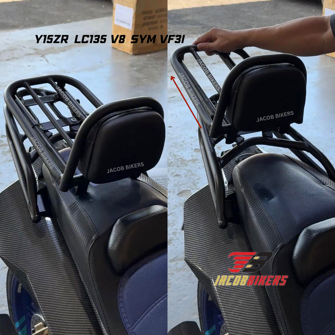 YAMAHA Y15ZR LC135 V8 SYM VF3i Adjustable Monorack Delivery Bag Rack ...