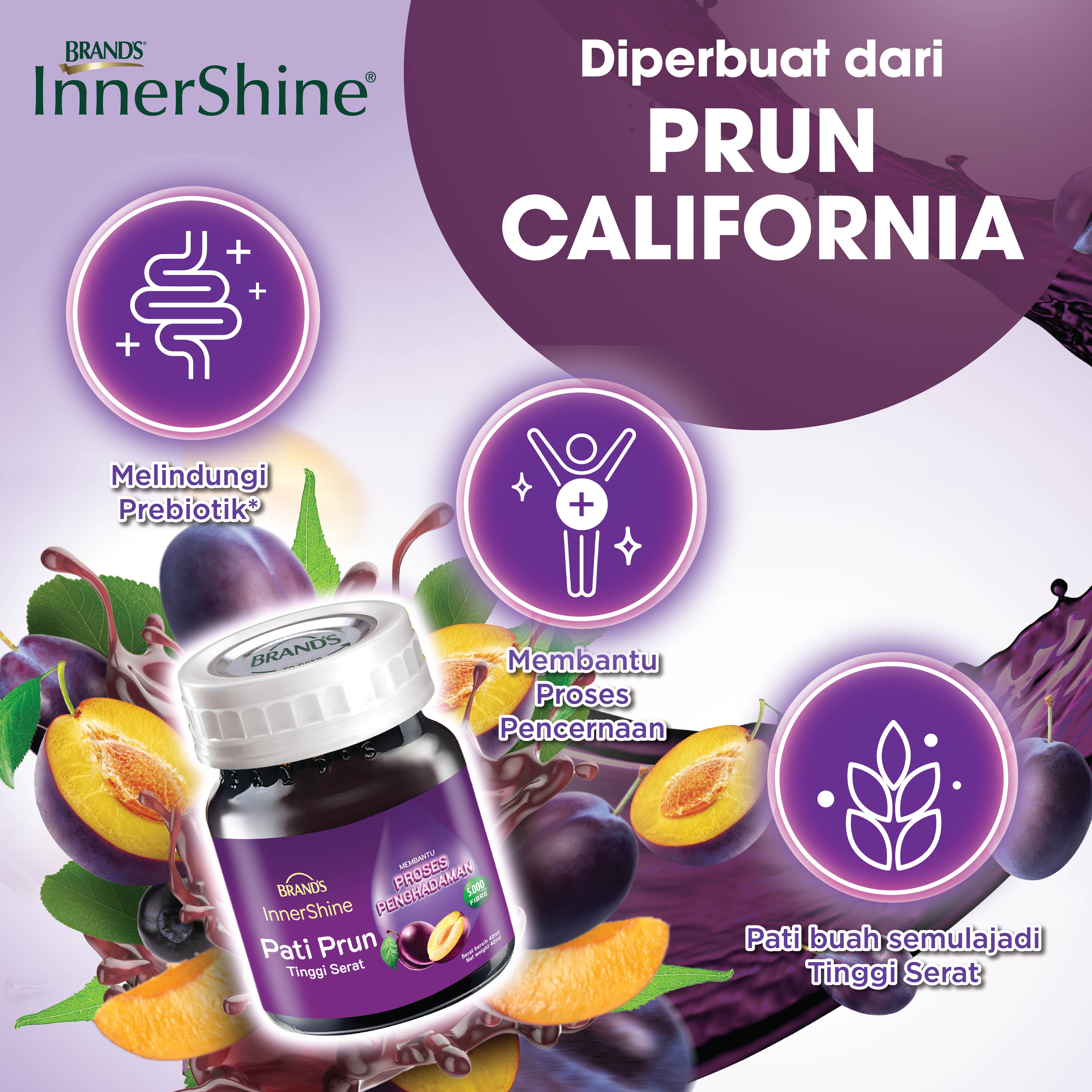 BRAND'S InnerShine Prune Essence 12's (42ml) + Berry Essence 12's (42ml ...