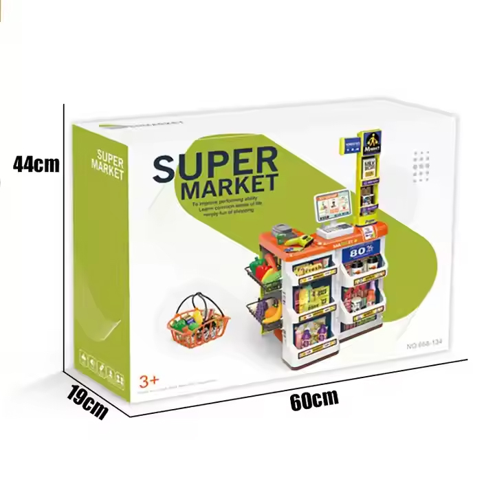 GOOGOO BIRD Children Pretend Cashier Scanning Machine Toy Simulation ...