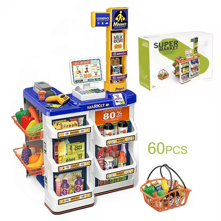 GOOGOO BIRD Children Pretend Cashier Scanning Machine Toy Simulation ...