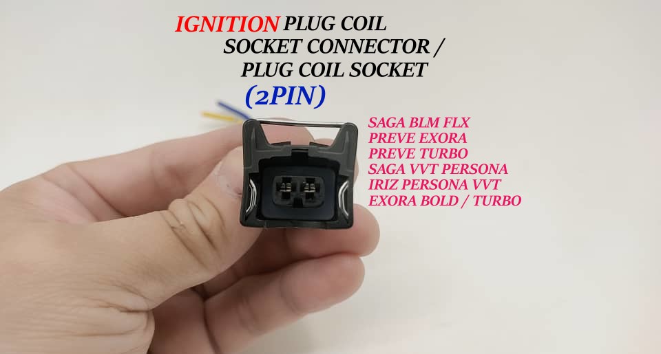 IGNITION PLUG COIL SOCKET CONNECTOR SAGA BLM FLX EXORA BOLD PREVE ...