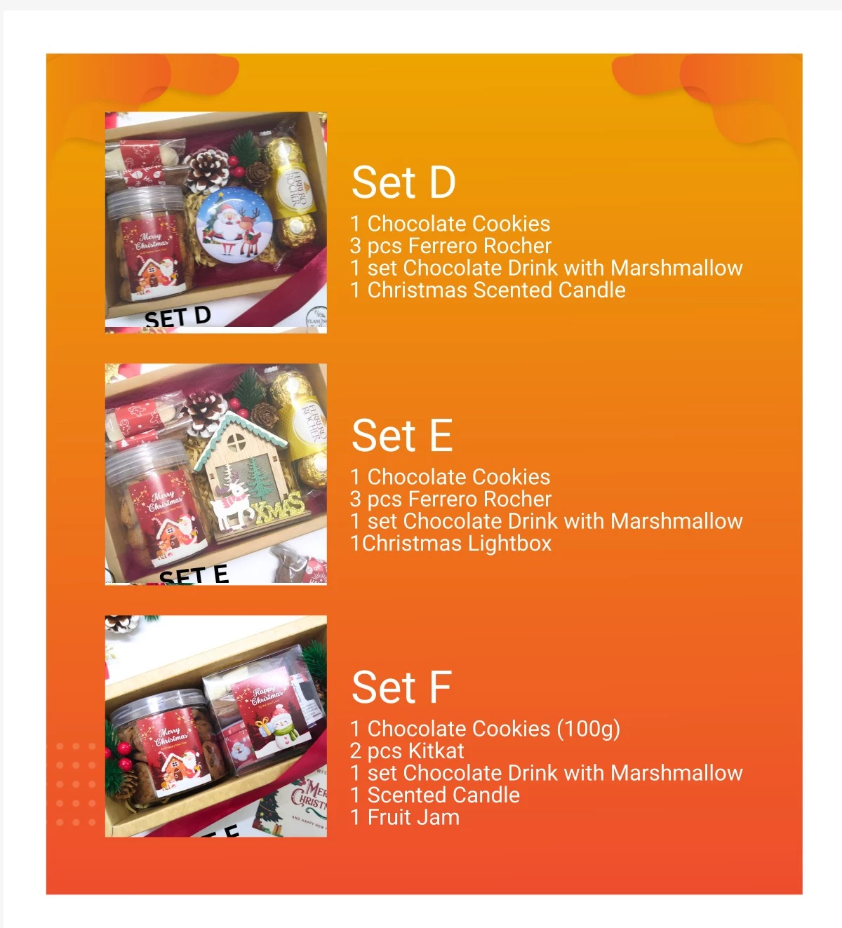 Christmas Gift Set, Xmas Gift Box, Christmas Flower Tea Gift Set ...