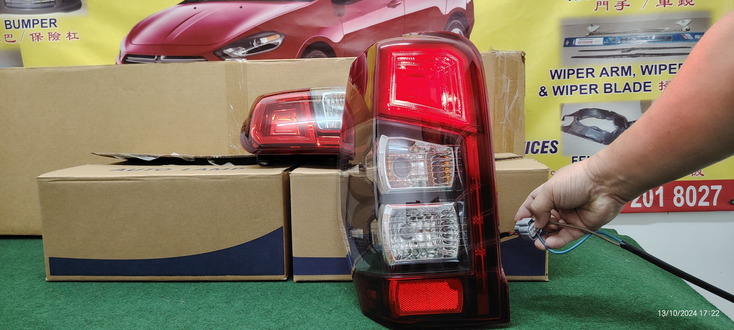 MITSUBISHI TRITON VGT 2.4 2019 KL1 TAIL LAMP/LAMPU BELAKANG TAILLIGHT ...